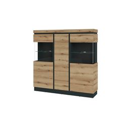 M&ouml;bel Kraft Highboard gro&szlig; holzfarben Ma&szlig;e (cm): B: 167 H: 164 T: 40.0 &raquo; M&ouml;bel Kraft