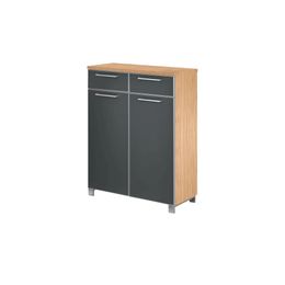 M&ouml;bel Kraft Schuhschrank grau Ma&szlig;e (cm): B: 84 H: 108 T: 37.0 &raquo; M&ouml;bel Kraft