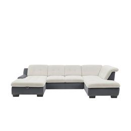 Kollektion Kraft Wohnlandschaft Davinci creme Ma&szlig;e (cm): B: 346 H: 104 T: 195.0 &raquo; M&ouml;bel Kraft