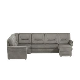Kollektion Kraft Wohnlandschaft aus Mikrofaser Edda grau Ma&szlig;e (cm): B: 309 H: 96 T: 227.0 &raquo; M&ouml;bel Kraft