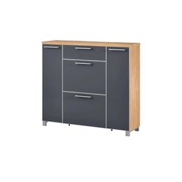 M&ouml;bel Kraft Schuhschrank grau Ma&szlig;e (cm): B: 121 H: 108 T: 31.0 &raquo; M&ouml;bel Kraft