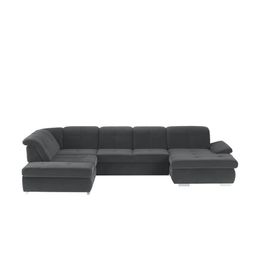 Kollektion Kraft Wohnlandschaft Mikrofaser grau Ma&szlig;e (cm): B: 371 H: 100 T: 260.0 &raquo; M&ouml;bel Kraft