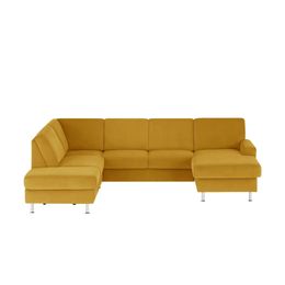 Kollektion Kraft Wohnlandschaft Mit verschiedenen Funktionen verf&uuml;gbar Jana gelb Ma&szlig;e (cm): B: 309 H: 87 T: 235.0 &raquo; M&ouml;bel Kraft