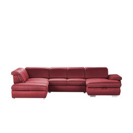 Kollektion Kraft Wohnlandschaft mit verschiedenen Funktionen Amanda rot Ma&szlig;e (cm): B: 379 H: 85 T: 260.0 &raquo; M&ouml;bel Kraft