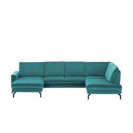 Kollektion Kraft Wohnlandschaft Grace t&uuml;rkis/petrol Ma&szlig;e (cm): B: 332 H: 89 T: 220.0 &raquo; M&ouml;bel Kraft