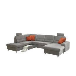 Kollektion Kraft Wohnlandschaft Steel Marc grau Ma&szlig;e (cm): B: 311 H: 85 T: 234.0 &raquo; M&ouml;bel Kraft