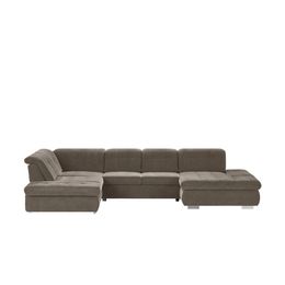 Kollektion Kraft Wohnlandschaft mit verschiedenen Funktionen Spencer braun Ma&szlig;e (cm): B: 382 H: 102 T: 260.0 &raquo; M&ouml;bel Kraft