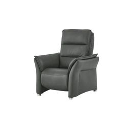 Hukla Sessel Echtleder Corina grau Ma&szlig;e (cm): B: 92 H: 112 T: 90.0 &raquo; M&ouml;bel Kraft