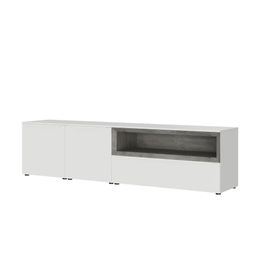 Content Lowboard Case wei&szlig; Ma&szlig;e (cm): B: 241 H: 62 T: 49.0 &raquo; M&ouml;bel Kraft
