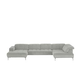 Kollektion Kraft Wohnlandschaft Sarina grau Ma&szlig;e (cm): B: 383 H: 75 T: 212.0 &raquo; M&ouml;bel Kraft