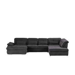 M&ouml;bel Kraft Wohnlandschaft mit Funktion grau Ma&szlig;e (cm): B: 374 &raquo; M&ouml;bel Kraft