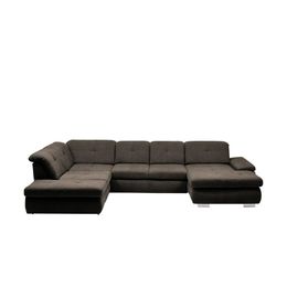 Kollektion Kraft Wohnlandschaft Flachgewebe Affair braun Ma&szlig;e (cm): B: 371 H: 100 T: 260.0 &raquo; M&ouml;bel Kraft