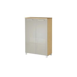 M&ouml;bel Kraft Schuhkommode holzfarben Ma&szlig;e (cm): B: 84 H: 126 T: 37.0 &raquo; M&ouml;bel Kraft