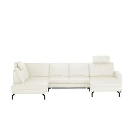 Kollektion Kraft Wohnlandschaft aus Leder Grace wei&szlig; Ma&szlig;e (cm): B: 332 H: 89 T: 220.0 &raquo; M&ouml;bel Kraft