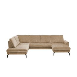 Kollektion Kraft Wohnlandschaft aus Mikrofaser Grace beige Ma&szlig;e (cm): B: 337 H: 89 T: 220.0 &raquo; M&ouml;bel Kraft