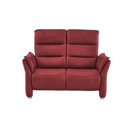 Hukla Einzelsofa Echtleder Corina rot Ma&szlig;e (cm): B: 146 H: 112 T: 90.0 &raquo; M&ouml;bel Kraft