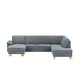 Kollektion Kraft Wohnlandschaft Leder Samu grau Ma&szlig;e (cm): B: 316 H: 90 T: 235.0 &raquo; M&ouml;bel Kraft