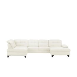 Kollektion Kraft Wohnlandschaft Leder Jona wei&szlig; Ma&szlig;e (cm): B: 368 H: 100 T: 194.0 &raquo; M&ouml;bel Kraft