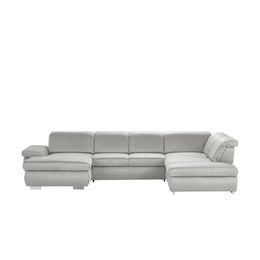 Kollektion Kraft Wohnlandschaft mit verschiedenen Funktionen Amanda grau Ma&szlig;e (cm): B: 379 H: 85 T: 260.0 &raquo; M&ouml;bel Kraft