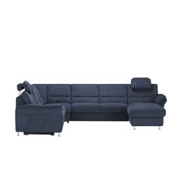 Kollektion Kraft Wohnlandschaft Donald blau Ma&szlig;e (cm): B: 335 H: 89 T: 262.0 &raquo; M&ouml;bel Kraft