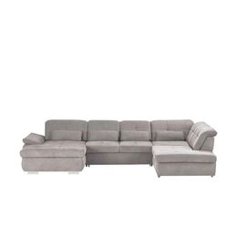 M&ouml;bel Kraft Wohnlandschaft mit Funktion grau Ma&szlig;e (cm): B: 374 &raquo; M&ouml;bel Kraft