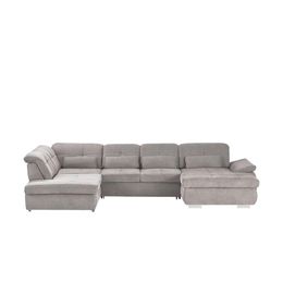 M&ouml;bel Kraft Wohnlandschaft mit Funktion grau Ma&szlig;e (cm): B: 374 &raquo; M&ouml;bel Kraft