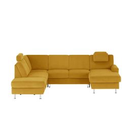 Kollektion Kraft Wohnlandschaft Mit verschiedenen Funktionen verf&uuml;gbar Jana gelb Ma&szlig;e (cm): B: 309 H: 87 T: 235.0 &raquo; M&ouml;bel Kraft