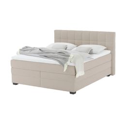 vanDoorn Boxspringbett mit Bettkasten beige Ma&szlig;e (cm): B: 174 H: 119 &raquo; M&ouml;bel Kraft