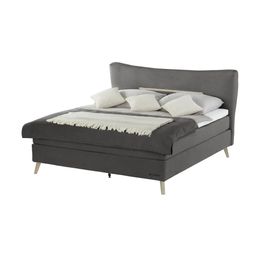 SKAGEN STUDIO Boxspringbett grau Ma&szlig;e (cm): B: 214 H: 123 &raquo; M&ouml;bel Kraft
