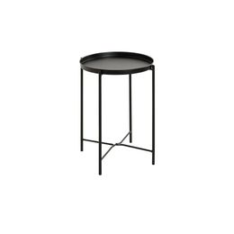 M&ouml;bel Kraft Beistelltisch schwarz Ma&szlig;e (cm): H: 50 &Oslash;: 39.0 &raquo; M&ouml;bel Kraft