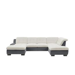 Kollektion Kraft Wohnlandschaft Davinci creme Ma&szlig;e (cm): B: 346 H: 85 T: 195.0 &raquo; M&ouml;bel Kraft