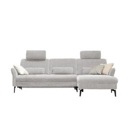 Kollektion Kraft Ecksofa Cord DANTE silber &raquo; M&ouml;bel Kraft