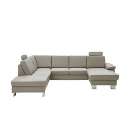 Kollektion Kraft Wohnlandschaft mit Sitz- und R&uuml;ckenbezug aus Echtleder Samu-L beige Ma&szlig;e (cm): B: 316 H: 90 &raquo; M&ouml;bel Kraft