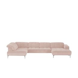 Kollektion Kraft Wohnlandschaft Sarina rosa/pink Ma&szlig;e (cm): B: 383 H: 75 T: 212.0 &raquo; M&ouml;bel Kraft