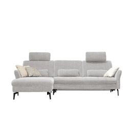 Kollektion Kraft Ecksofa Cord DANTE silber &raquo; M&ouml;bel Kraft