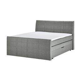 M&ouml;bel Kraft Boxspringbett mit Bettkasten und Topper grau Ma&szlig;e (cm): B: 188 H: 124 &raquo; M&ouml;bel Kraft