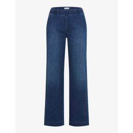 Raphaela by Brax Damen Marlenehose Style PAM FLARED STONED SLIGHTLY USED, denim blau, Gr. 34