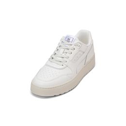 Marc O'Polo MARC O'POLO Herren Sneaker "aus edlem Rindleder", Gr. 48sanftes wei&szlig;, Obermaterial: 100% Leder, unifarben, Schuhe