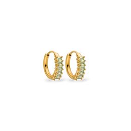 PURELEI Green Love Ohrringe mit Zirkonia Steinen