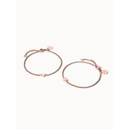PURELEI Tiny Heart Armband Set