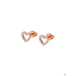 PURELEI Hearts Of Love Ohrringe mit Zirkonia Steinen