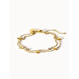 PURELEI Glitter Heart Armband, verstellbare L&auml;nge