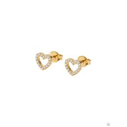 PURELEI Hearts Of Love Ohrringe mit Zirkonia Steinen