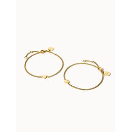PURELEI Tiny Heart Armband Set