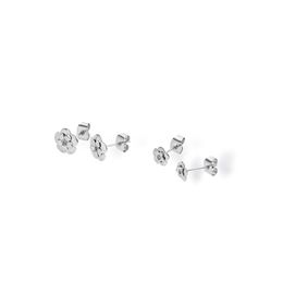 PURELEI Flower Ohrringe Set mit Zirkonia Steinen