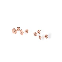 PURELEI Flower Ohrringe Set mit Zirkonia Steinen