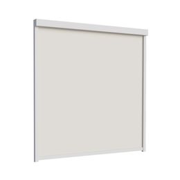 Au&szlig;enrollo 200 cm breit, Verkehrswei&szlig; RAL 9016, 200 cm breit, Basic Antrieb Stromseite rechts, individuell konfigurieren