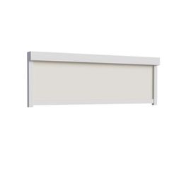 Au&szlig;enrollo 180 cm, Eckig 90&deg; Basic, Verkehrswei&szlig; RAL 9016, 1800 x 600 mm, lichtdurchl&auml;ssig, individuell konfigurieren