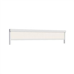Au&szlig;enrollo 280 cm, Wei&szlig; RAL 9016, 2800 x 600 mm, Eckiger Kasten 95 x 95 mm, Basic Antrieb Stromseite rechts, individuell konfigurieren