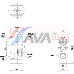 AVA CLEVER CHOICE Expansionsventil, Klimaanlage vn1459 f&uuml;r CUPRA